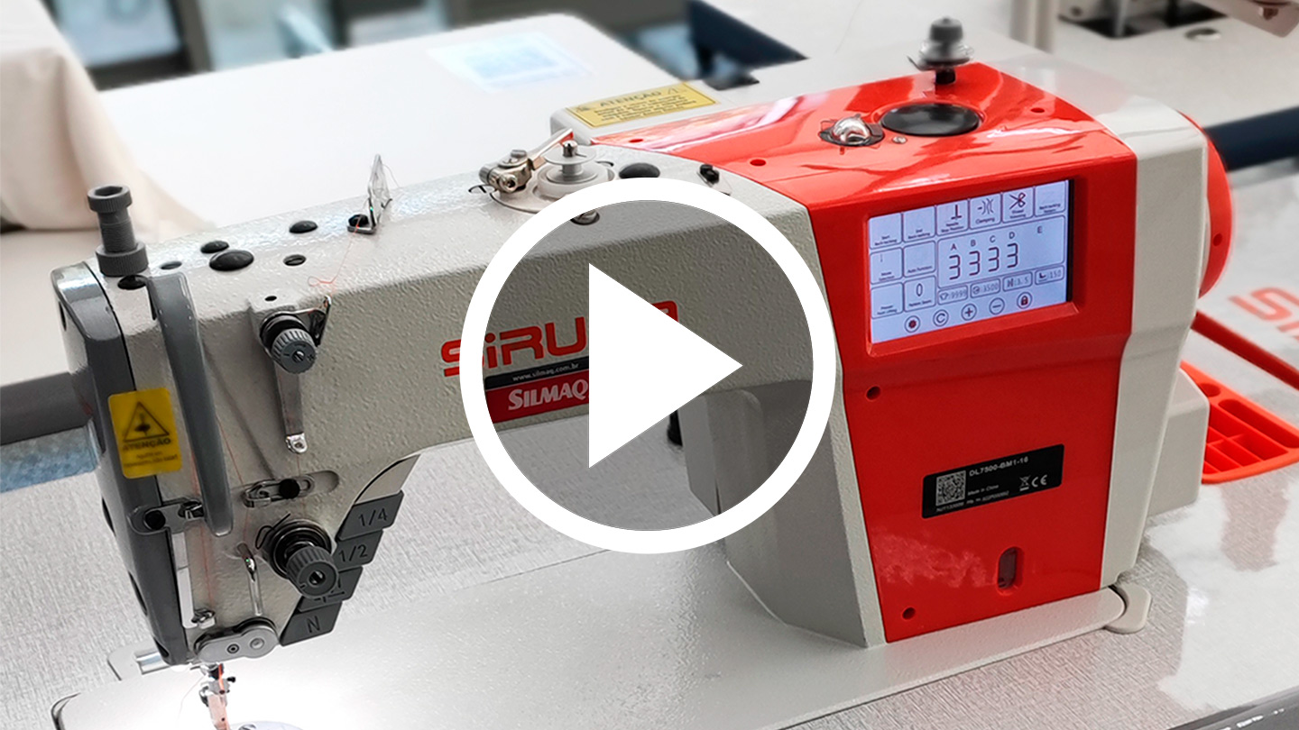 Máquina de Costura Reta Eletrônica Siruba - Silmaq